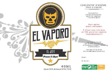 El Jefe - un e-liquide premium El Vaporo distribué par Orgasmic Vape